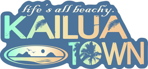 Kailua Decal – Nalu Blue Hawaiian Decals