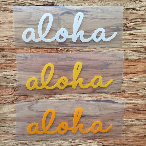 Hawaii Aloha Decal – Nalu Blue Hawaiian Decals